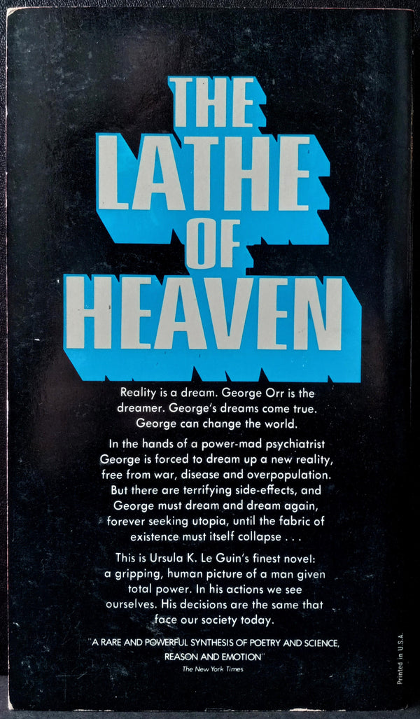 LE GUIN, URSULA The Lathe of Heaven - Neutral Good Books