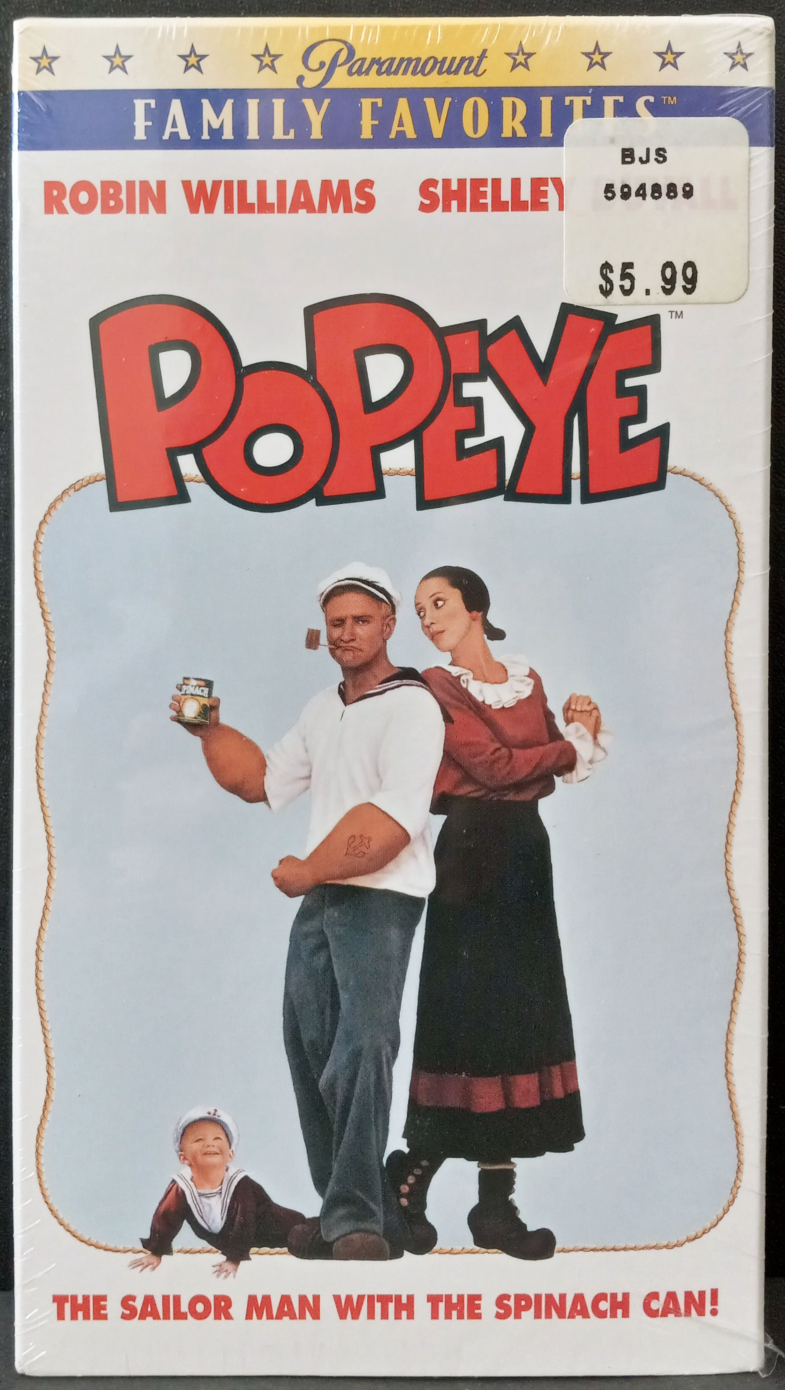POPEYE VHS (sealed), 1996 - Neutral Good Books