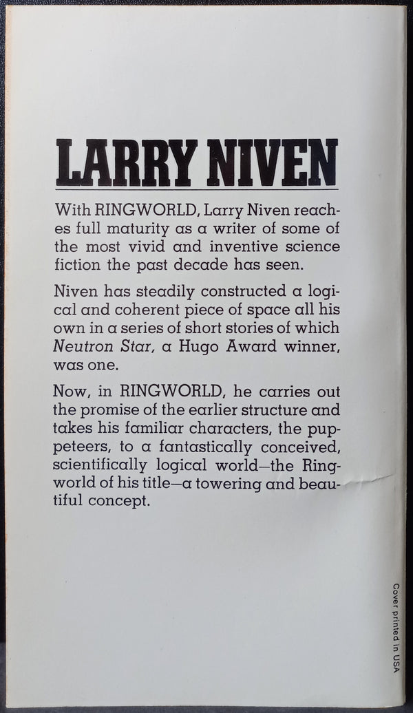 NIVEN, LARRY Ringworld - Neutral Good Books